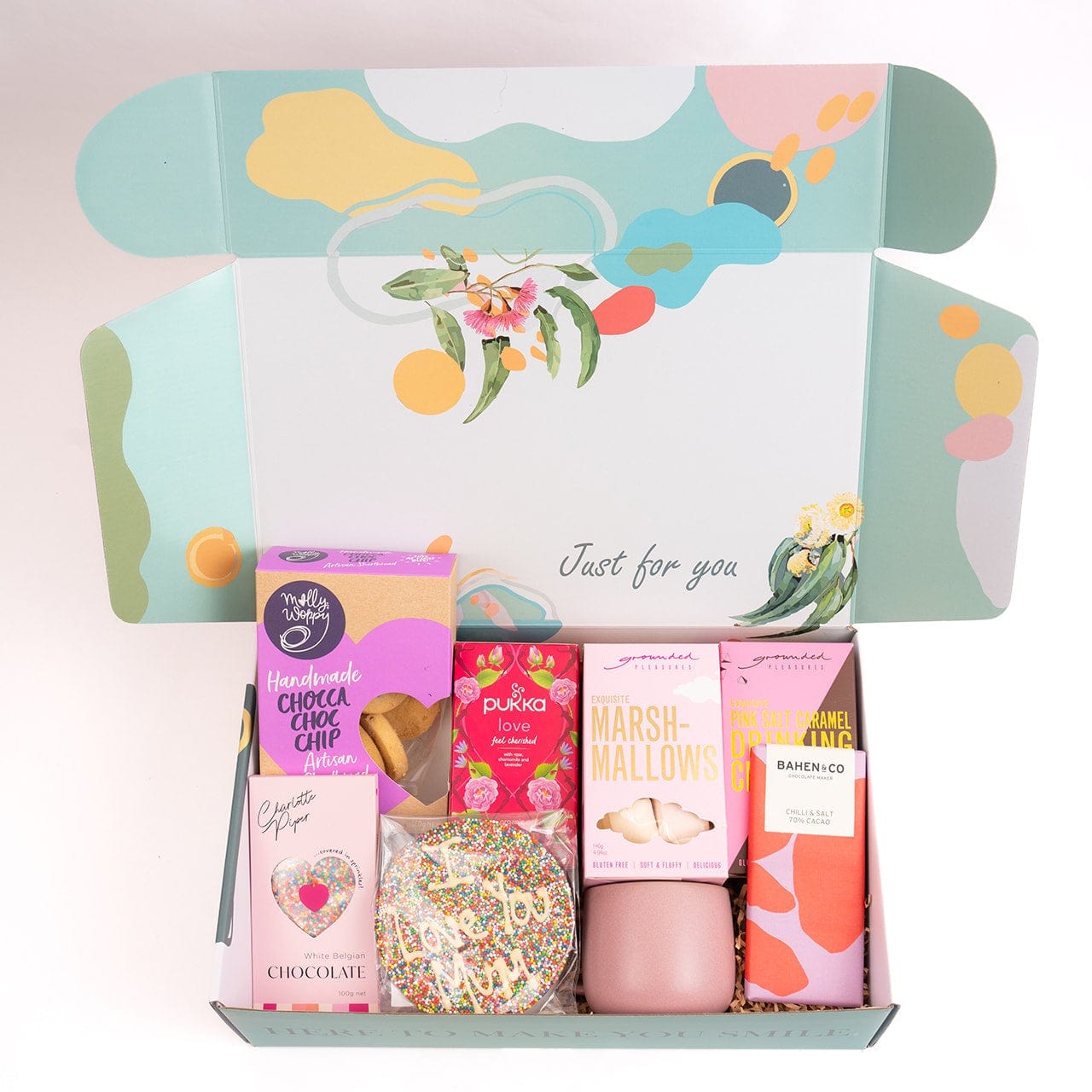 Mum’s Pretty Pink Gift Hamper & Gift Baskets | Same Day Delivery Perth